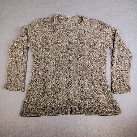 J. Jill | Sweaters | J Jill Chenille M Chunky Cable Knit Cozy Speckle ...